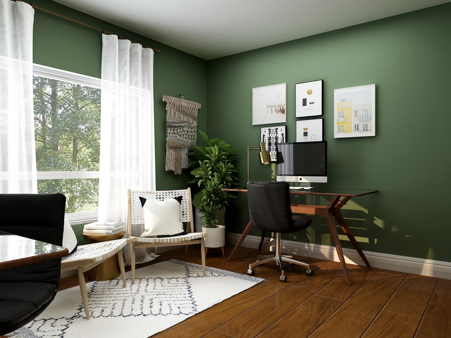 Tonos de verde perfectos para paredes en la decoración de tu hogar ...